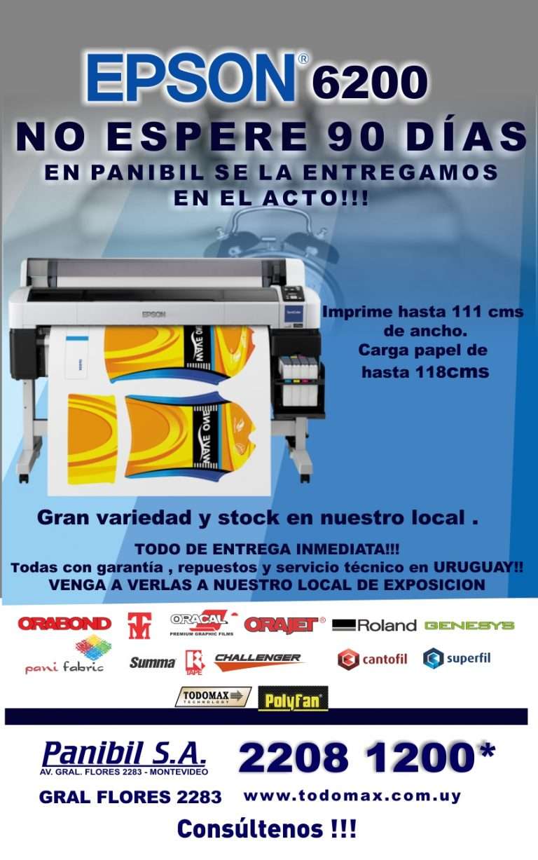 Epson 6200 con entrega inmediata! | Todomax